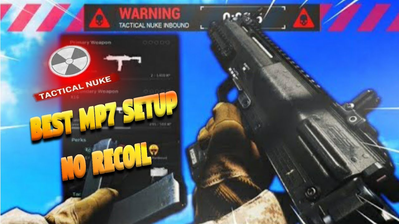 NO RECOIL BEST MP7 CLASS - Modern Warfare Nuke Gameplay - YouTube