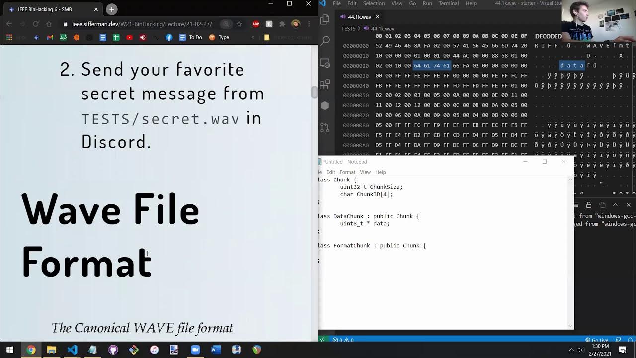 Binary Hacking 6 Readingwriting Binary Files Youtube