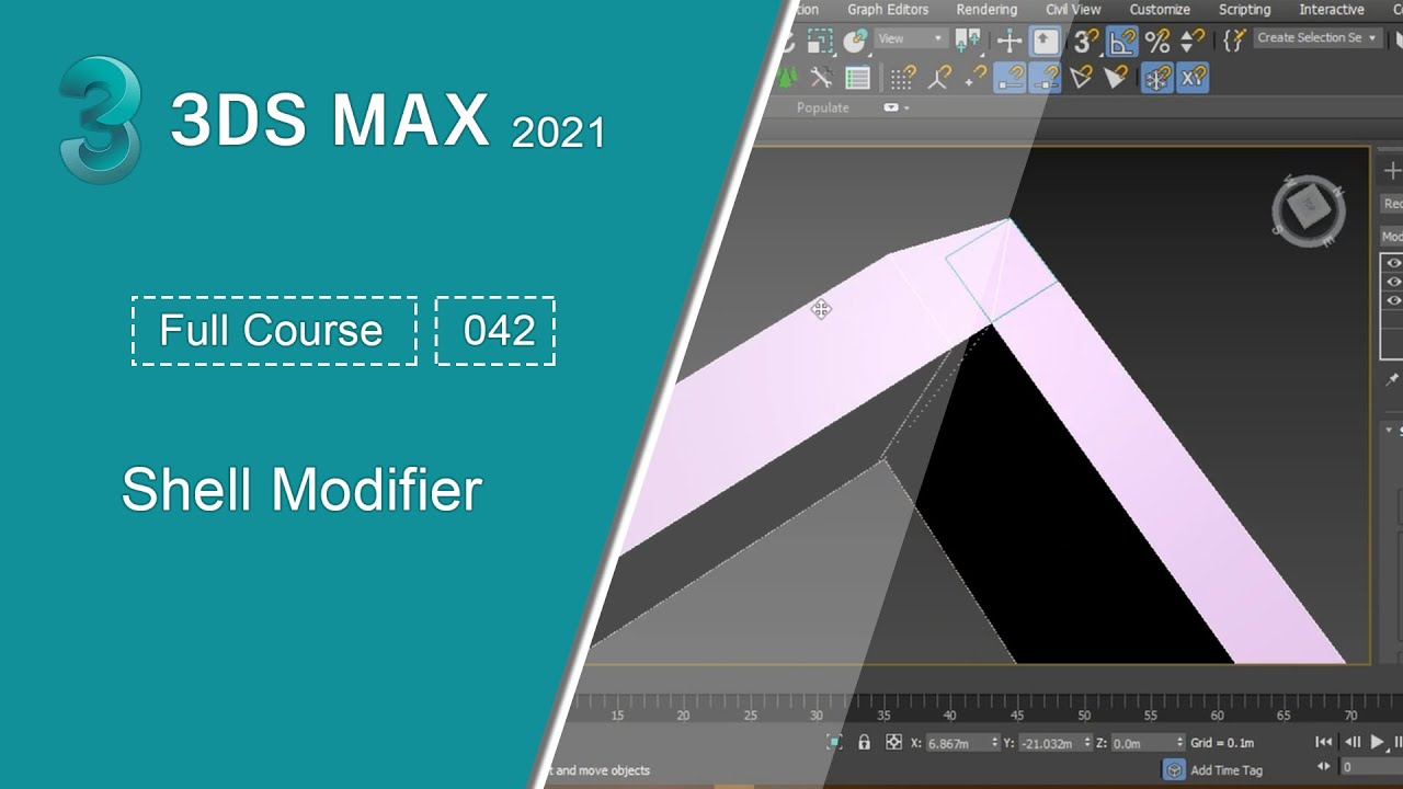 042 - احذر من الشيل ان يخدعك! | دورة الماكس - Shell Modifier | 3ds Max - YouTube