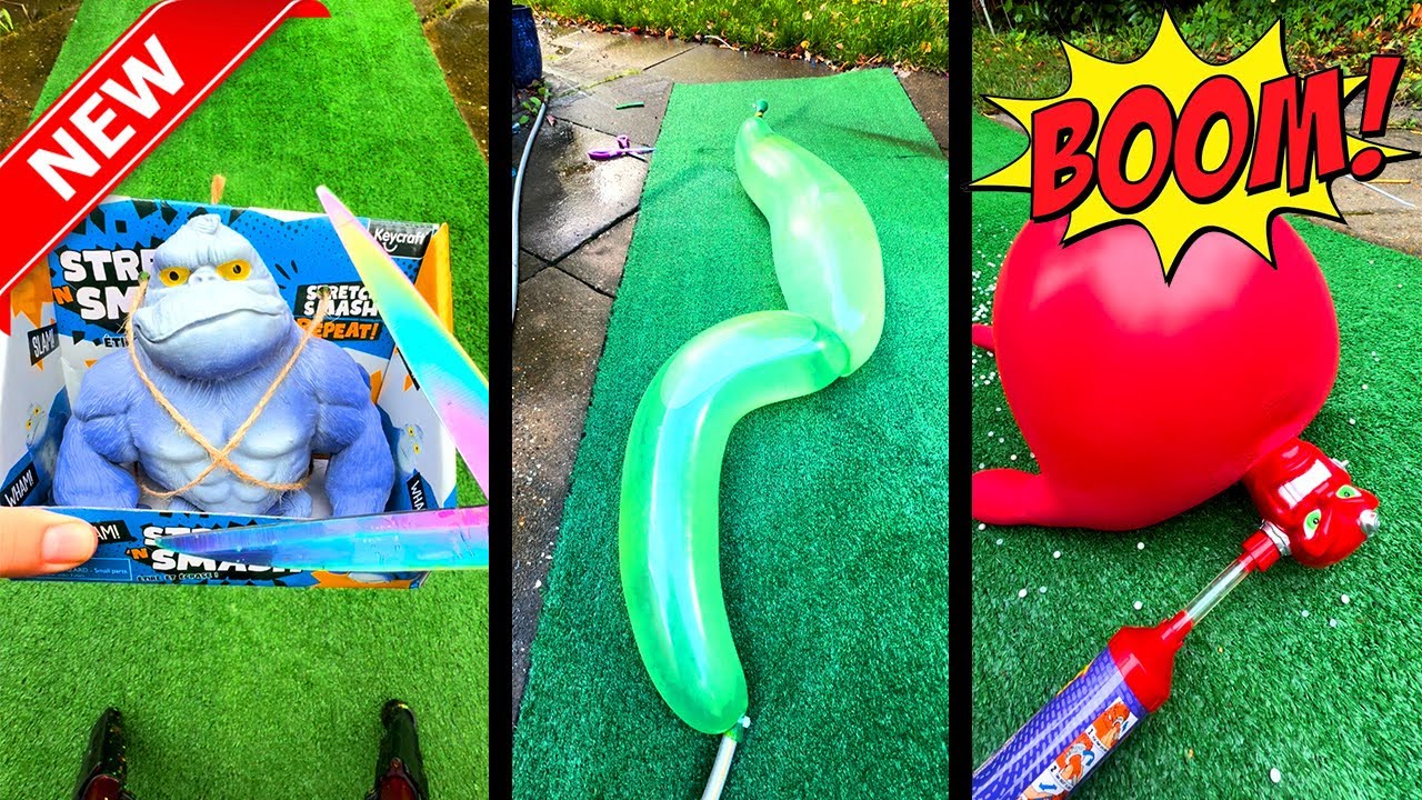 Inflating Toys with Water until they POP!🤯 (FLOOD) - YouTube