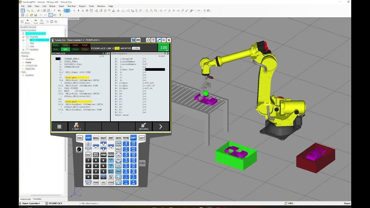 FANUC Jump Label - YouTube