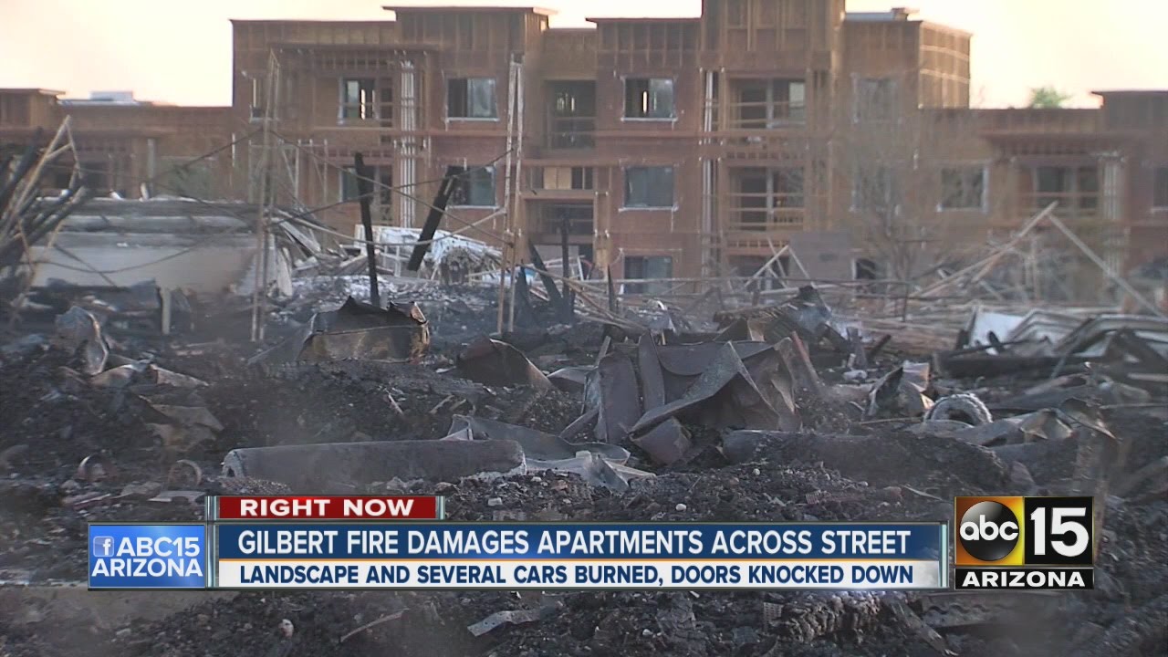 Evacuated residents return to aftermath of Gilbert five-alarm fire ...