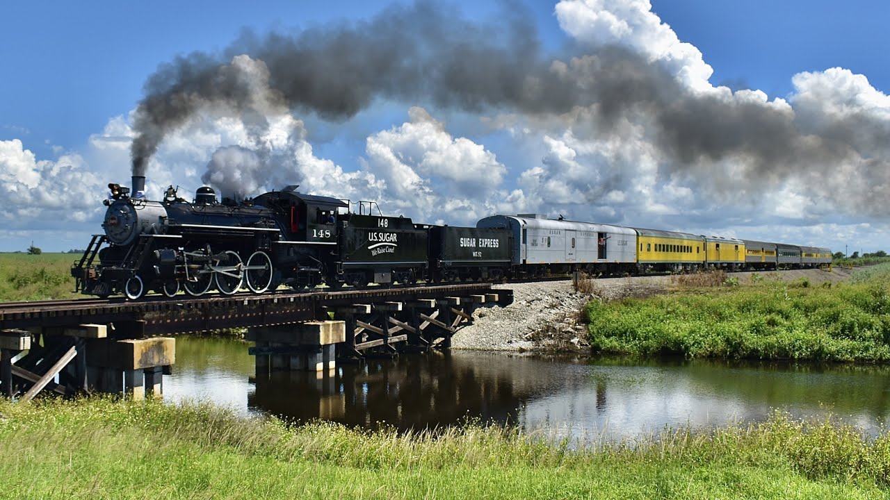 Riding the Sugar Express On A Historic Run Over the FEC K-Branch! - YouTube