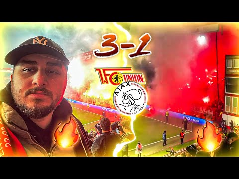 1. FC UNION BERLIN vs. AJAX AMSTERDAM EUROPA LEAGUE DUELL😱UNION IM ACHTELFINALE🤯🔴I STADIONVLOG