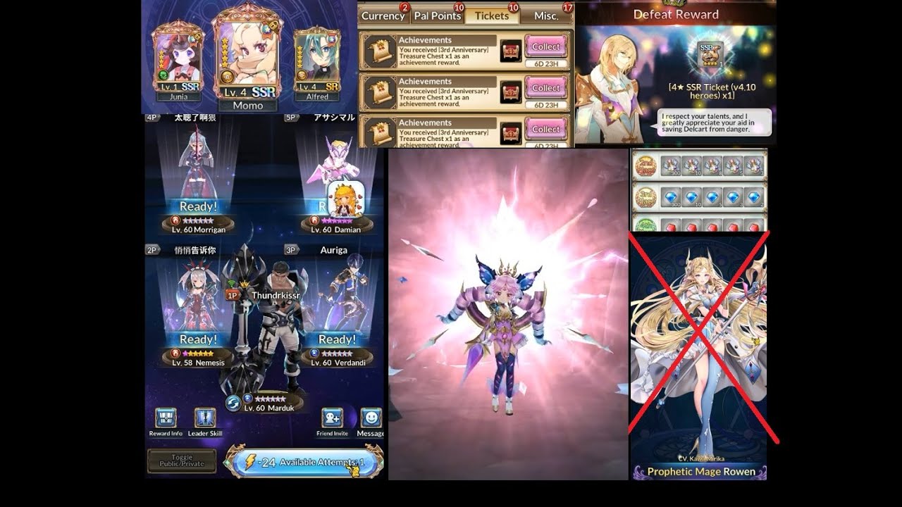 Knights Chronicle - 3rd Anniv Event Rewards + Pierina Awakening - YouTube
