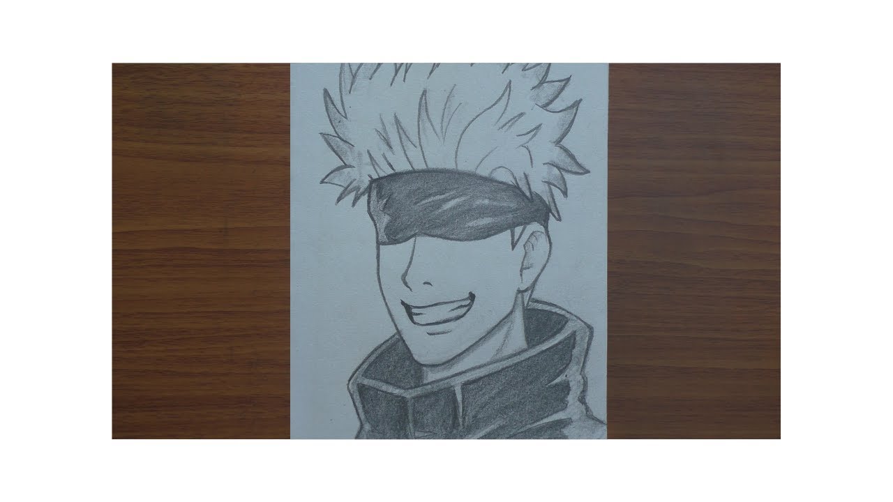 How To Draw Gojo Satoru Step By Step Easy || Anime Drawing Easy - YouTube