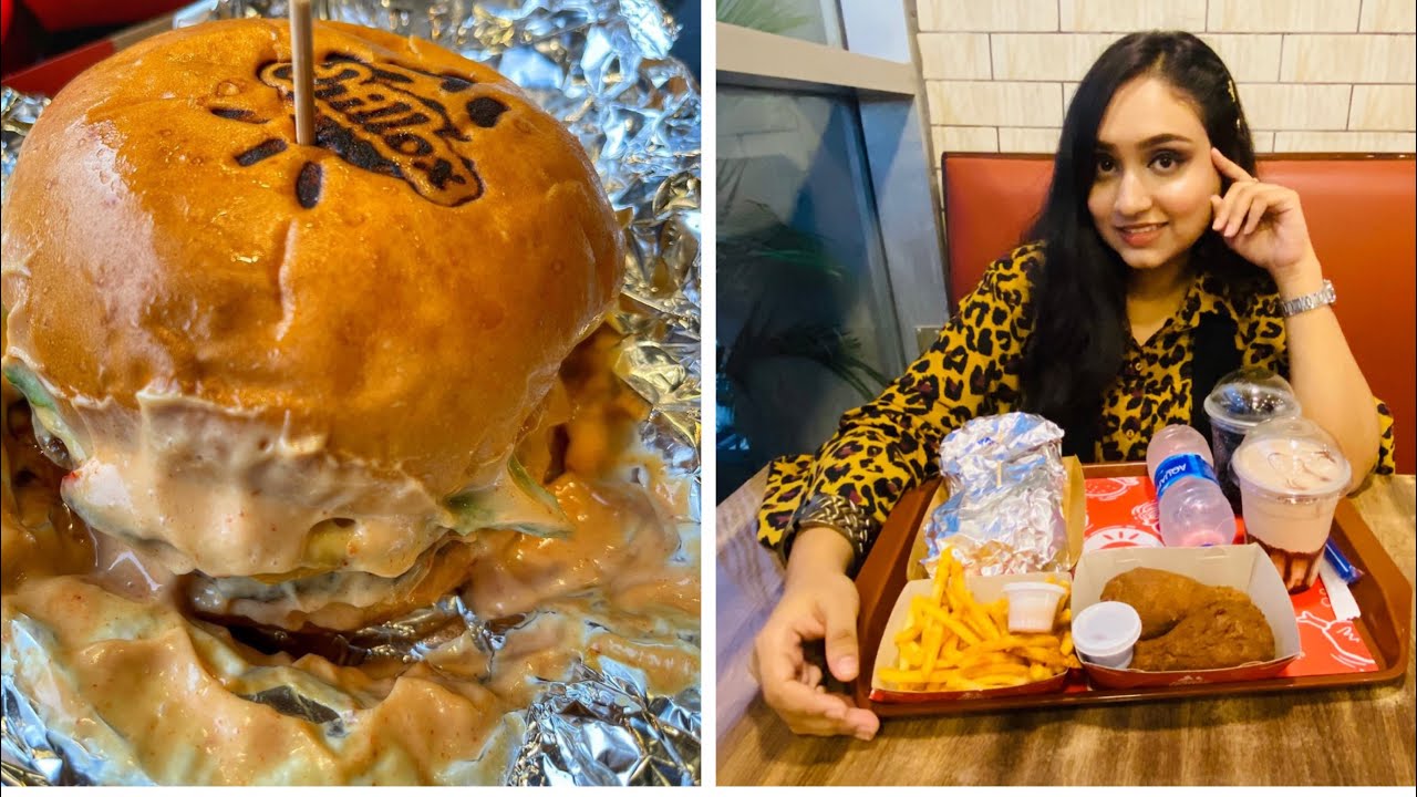 Food Review at Chillox|| Chicken drums,Burger and Refreshing drinks ...