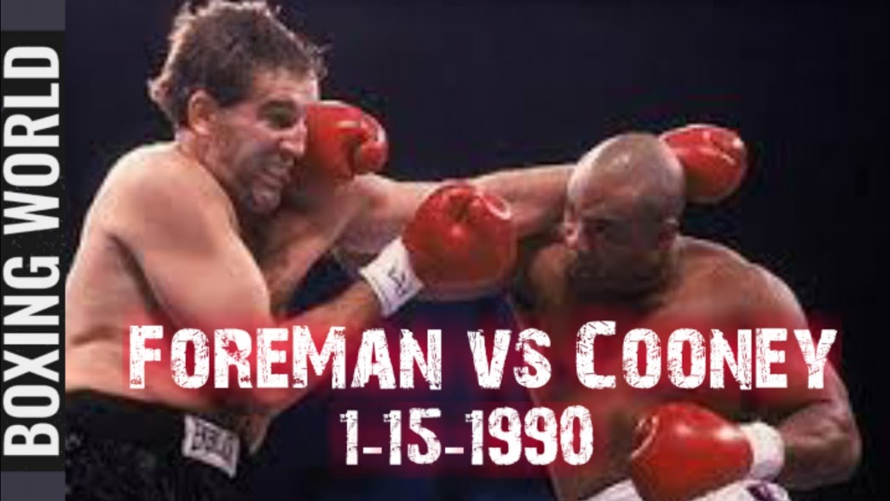 George Foreman vs Gerry Cooney | Fight Highlights - YouTube