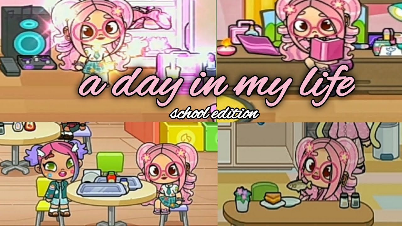School edition, productive day in my life | Avatar world | Pazu - YouTube