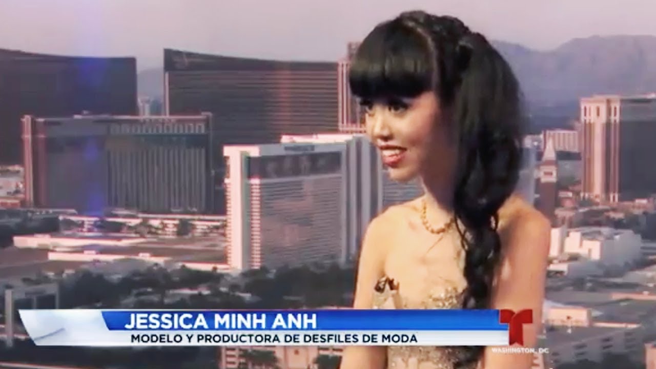 Telemundo Washington DC: Supermodel Jessica Minh Anh - YouTube
