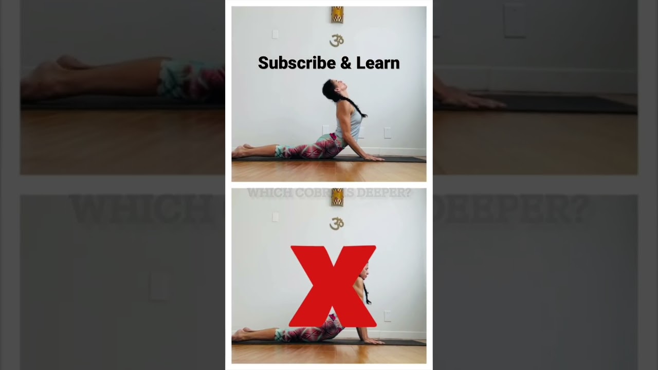 COBRA pose for BEGINNERS Yoga Tutorial - YOGA OF