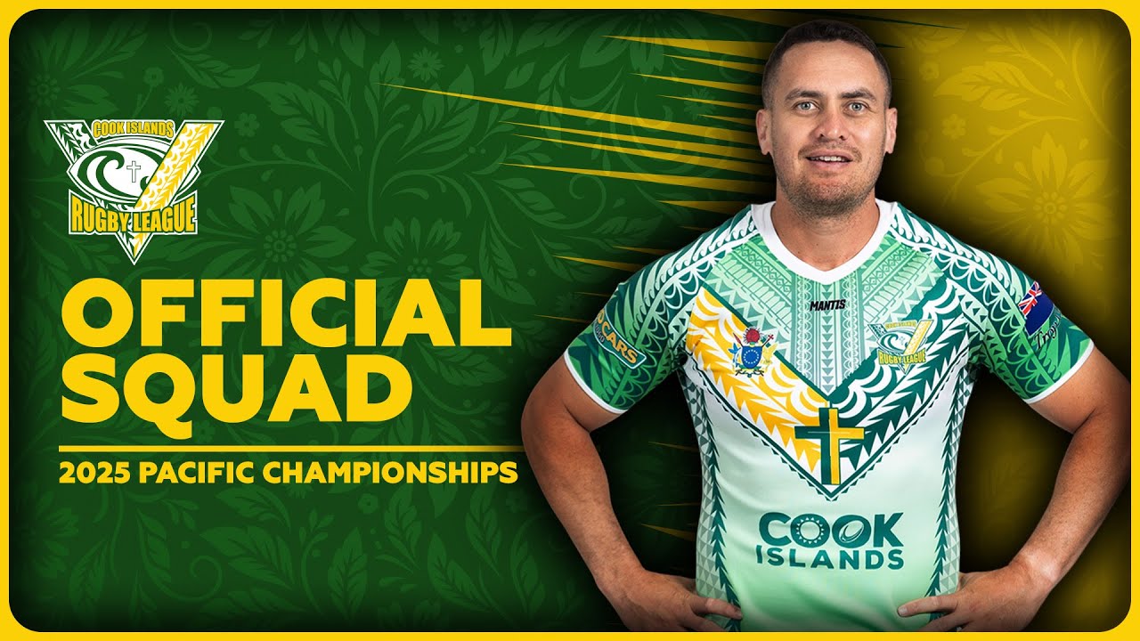 Cook Islands Aitu | Official Squad | Pacific Championships 2025 - YouTube