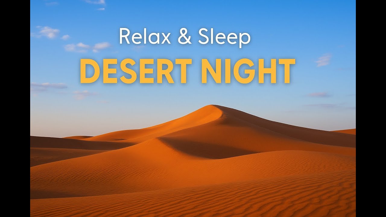 🏜️ 6 Hours Desert Night Ambience – Wind & Distant Howls - YouTube