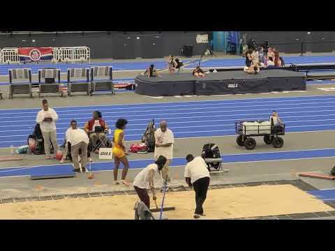 3/7/2025, Virginia Beach Virginia. Long Jump, AAU Nationals track and ...
