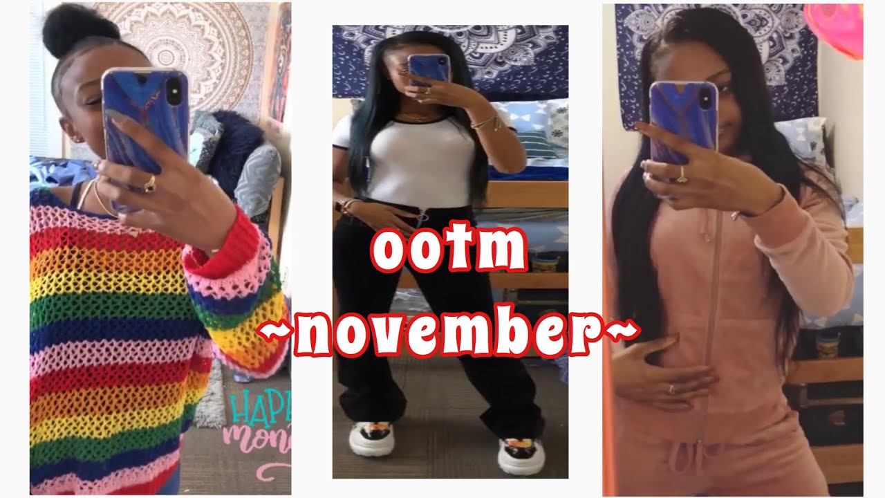OOTM (November)|| outfit of the month - YouTube