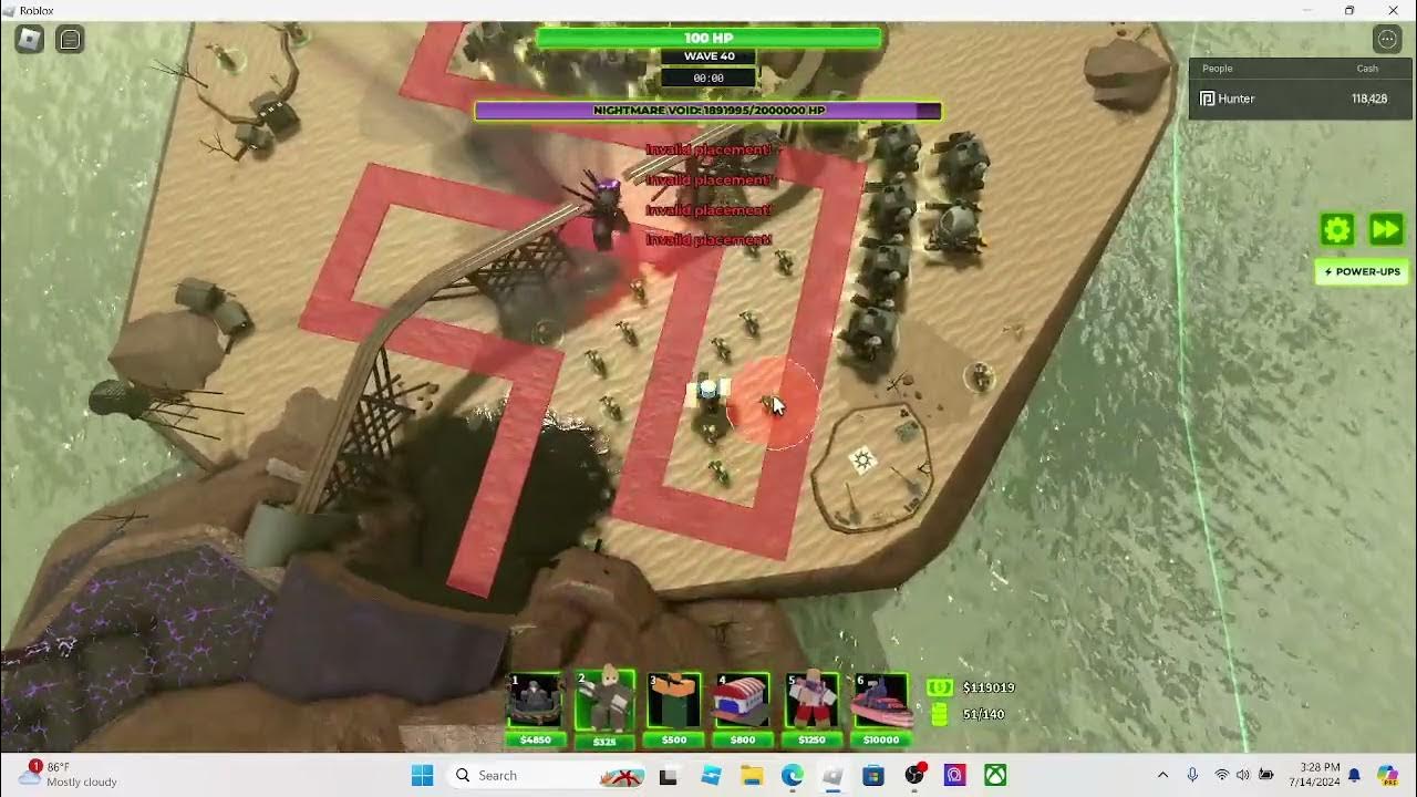 TDX tower battles nightmare mode solo win (ViciousX lime green) - YouTube