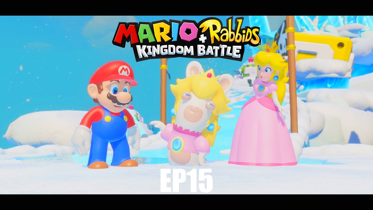 Let's Play Mario + Rabbids Kingdom Battle EP 15 Icicle Golem Boss and ...