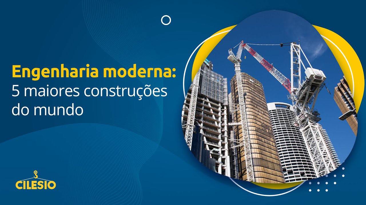 Engenharia moderna 5 maiores construções do mundo - YouTube