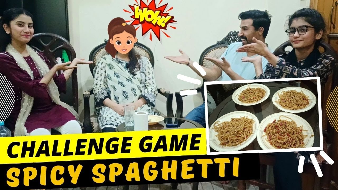 Spicy Spaghetti Game Challenge Vlog || Story Voice By Ali Zaidi - YouTube