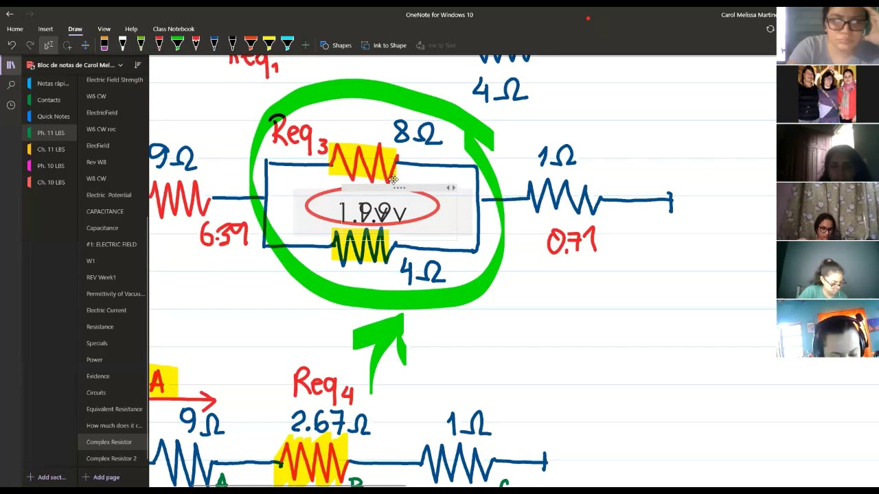 Complex Resistor Example 1 part2 - YouTube