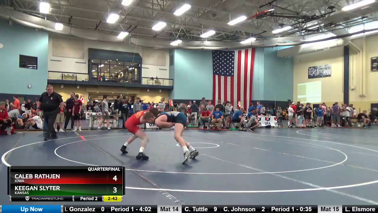 Cadet Men 120 Caleb Rathjen Iowa Vs Keegan Slyter Kansas - YouTube