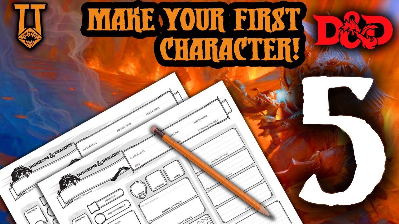 How to Make a D&D 5e Character for Absolute Beginners (Every Step in ...