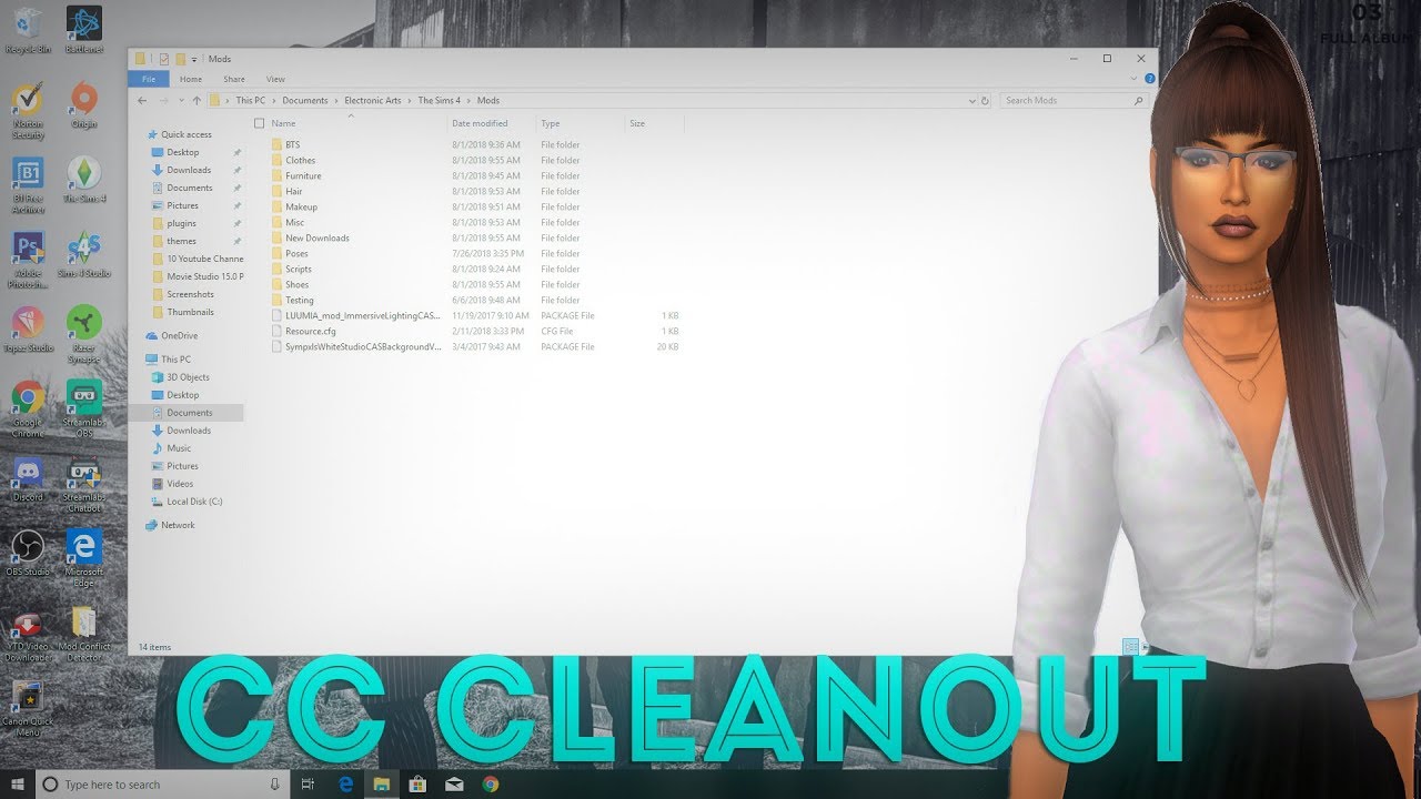 The Sims 4|CC Maintenance and You: My Monthly CC Cleanup Routine! - YouTube