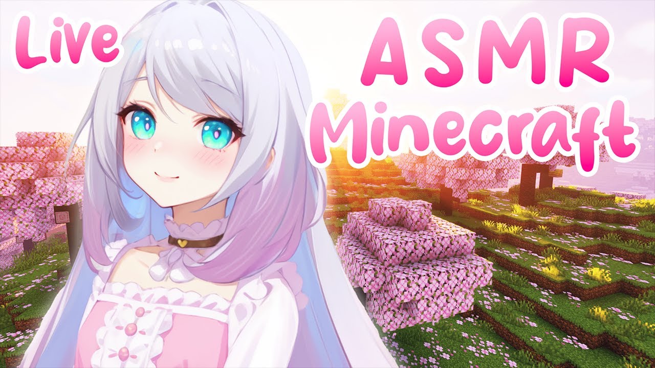 Minecraft ASMR Cozy building & chatting #asmr #vtuber #minecraft - YouTube