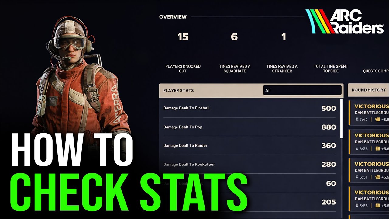 How To Check Your Stats in Arc Raiders (EASY) - YouTube