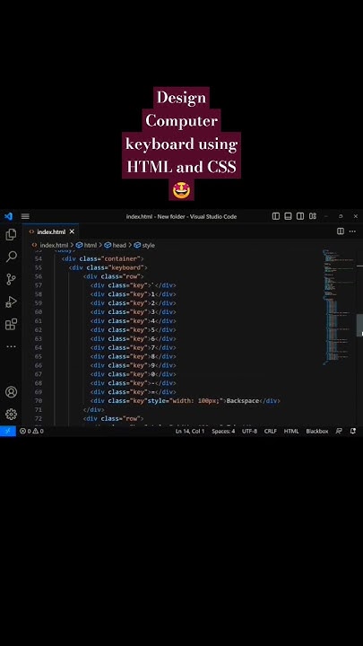 Design Computer Keyboard Using Html And Css 🤩 Coding Html Code Htmlcss Youtube