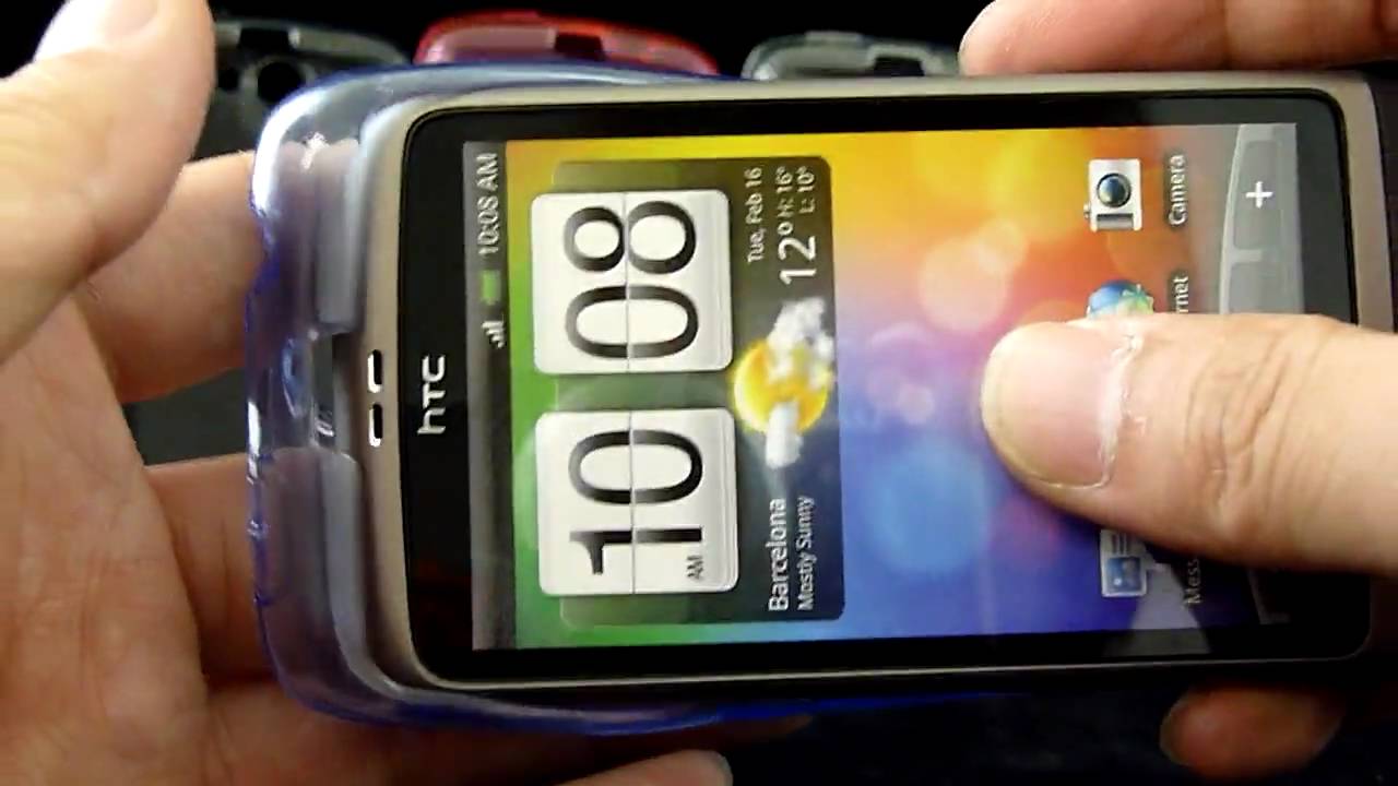 HD Transparent Soft Silicone Case for HTC Desire G7 - YouTube