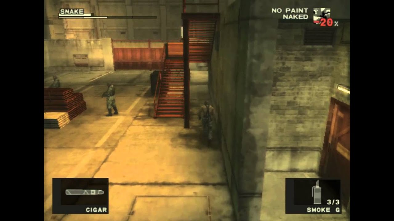 MGS3 European Extreme - Prison Break Sequence - YouTube
