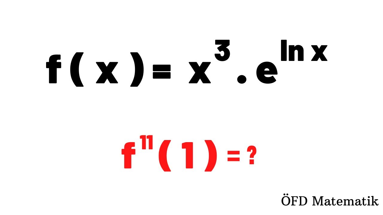 Logaritmik Fonksiyon Türevi - YouTube