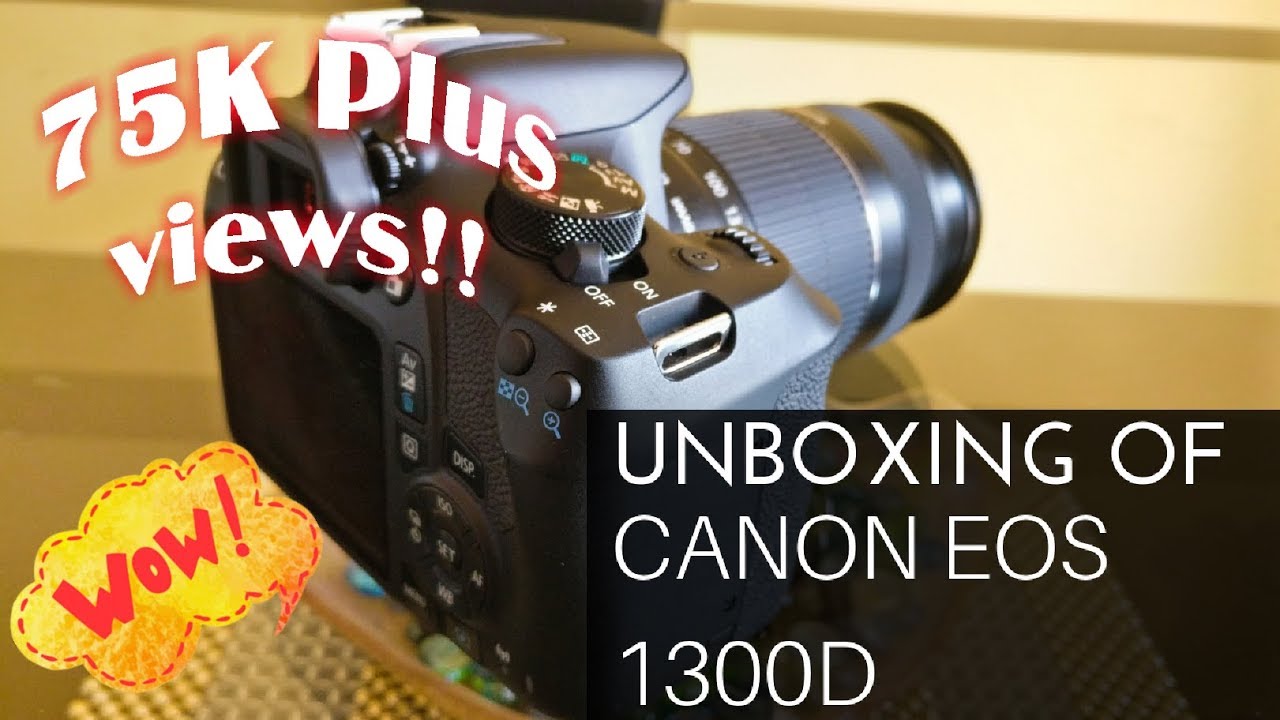 Canon EOS 1300D Unboxing & Hands on review - First look | India - YouTube