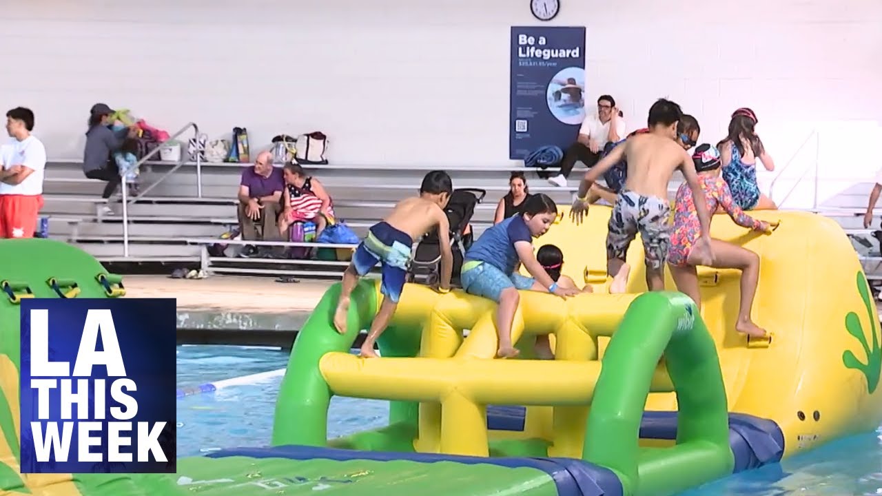 LA City Rec and Parks Westwood Pool Party - YouTube