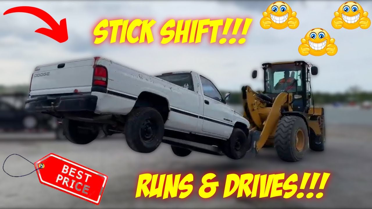 BUYING A STICK SHIFT DODGE RAM 1500 FROM COPART - YouTube