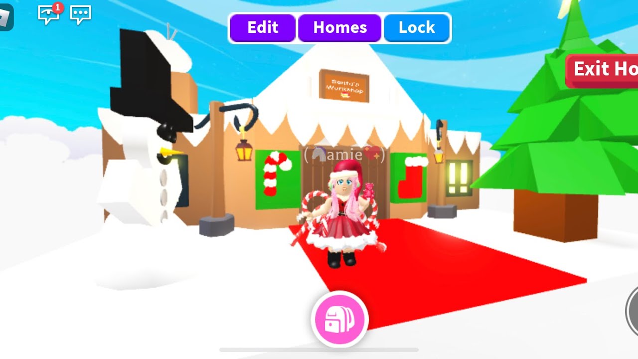 SANTA'S WORKSHOP (I BUILT A SLEIGH) | SPEEDBUILD | ADOPT ME ROBLOX ...