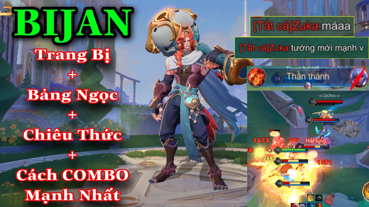 BIJAN Liên Quân || Trang Bị + Bảng Ngọc + Cách COMBO Mạnh Nhất Khiến ...