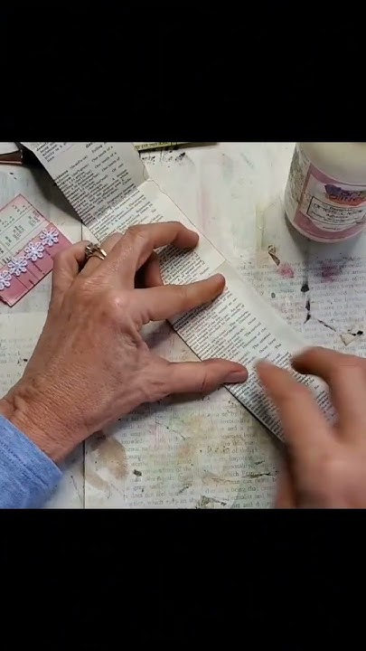 Junk Journal ~ Using Up Book Pages Ep 17 ~ Classic Matchbook with a Twist - YouTube