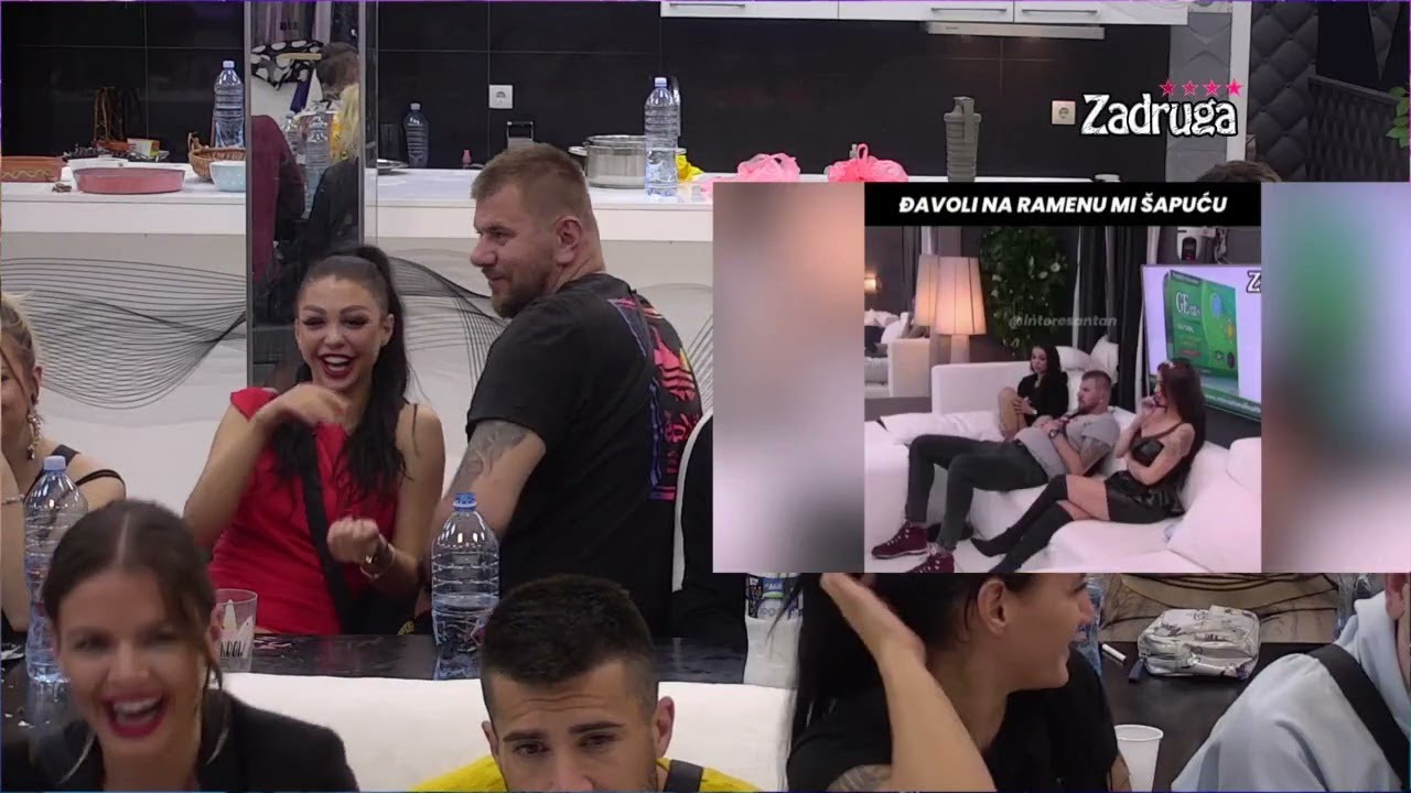 Zadruga 4 - Zadrugari gledaju smešne klipove - 09.04.2021. - YouTube