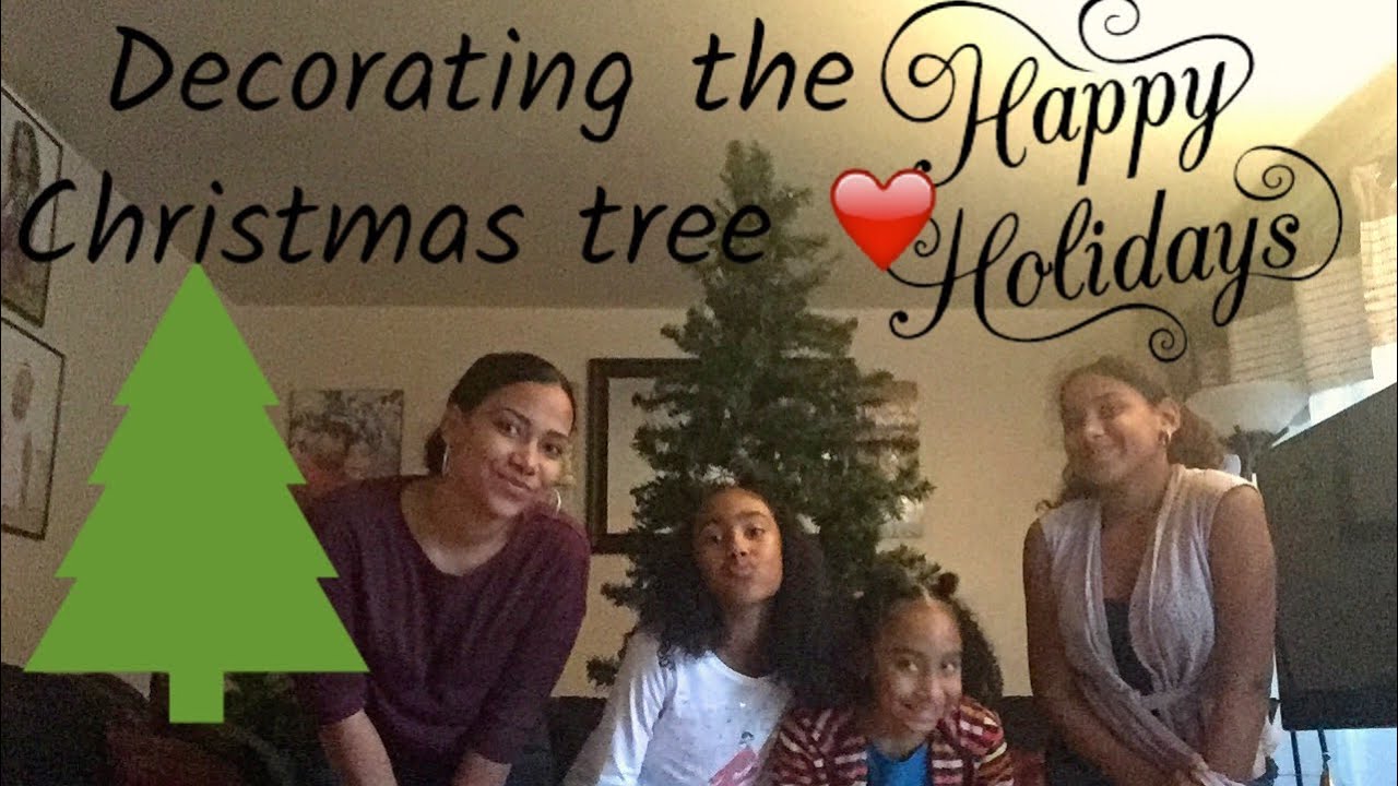 Decorating Our Christmas Tree Vlog 2017 Youtube