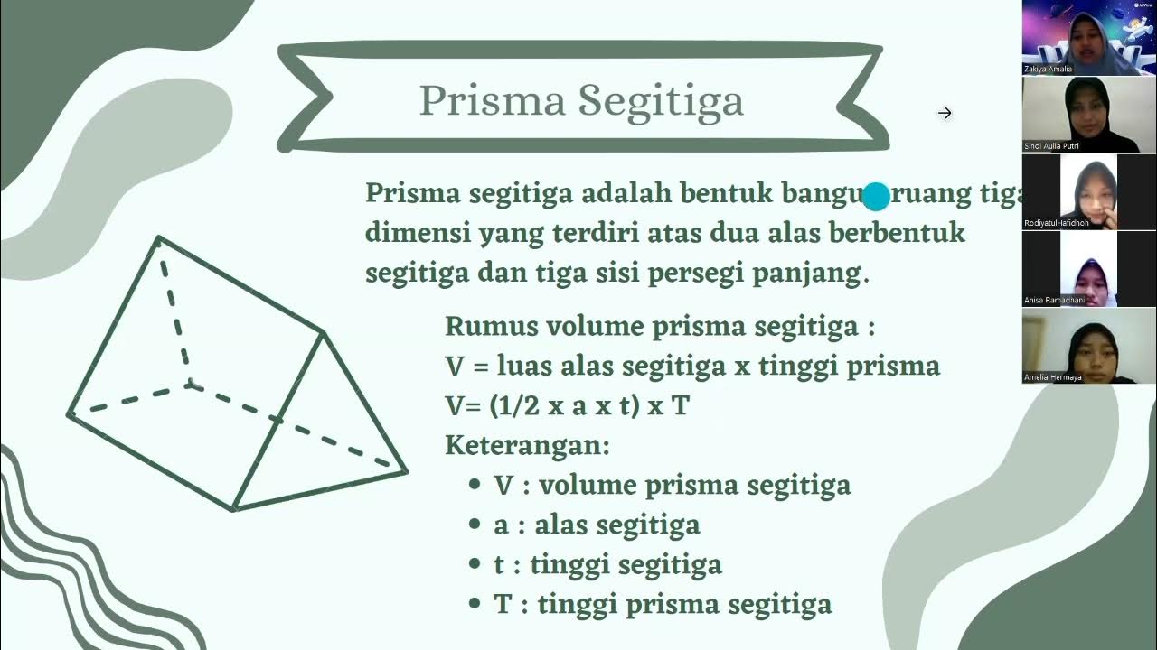 Menghitung volume bangun ruang menggunakan Geogebra - YouTube