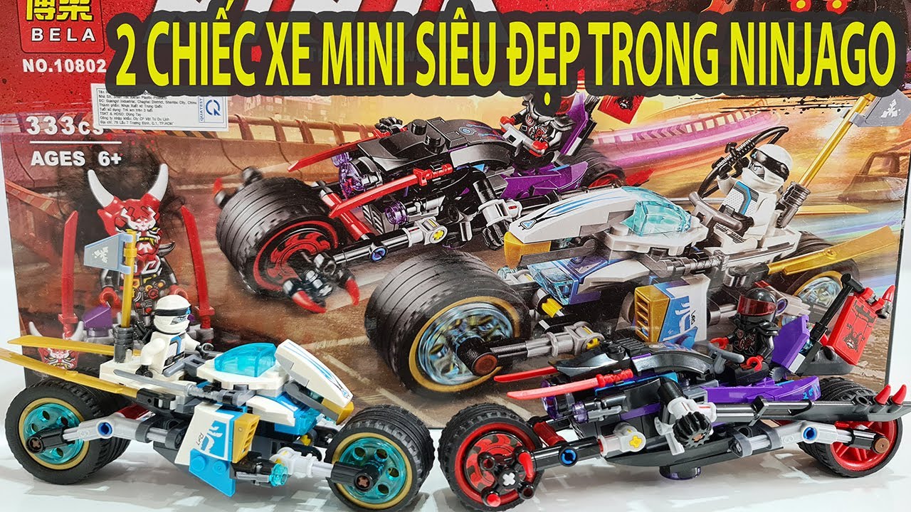 Set Lego Ninjago Có 2 Chiếc Xe Lego Moto Mini Siêu Đẹp | Toy Channel ...