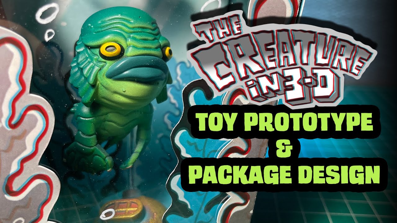 How I Made a 3D Printed Toy Prototype and Package Design: The Creature ...