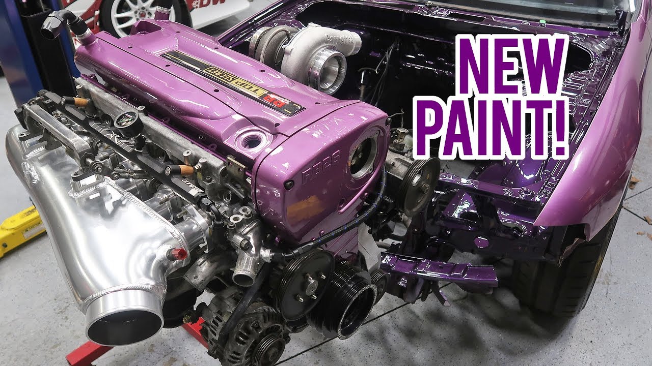 R33 Skyline Revealed! (BALLER PAINT) - YouTube