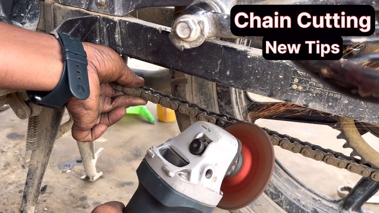 Chain Cutting Karna Hua Aur Bhi Asaan । मोटरसाइकिल चैन कटिंग - YouTube