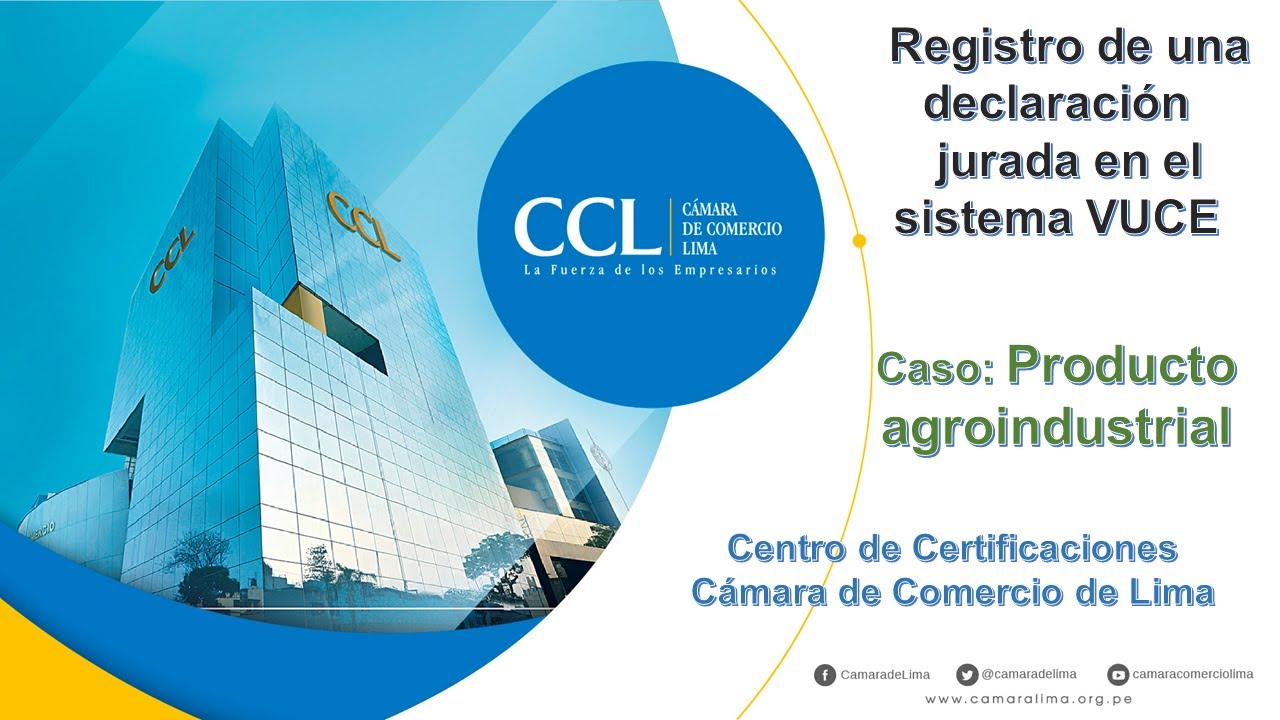 COMO REGISTRAR UNA DECLARACIÓN JURADA EN LA VUCE - COMPONENTE ORIGEN ...