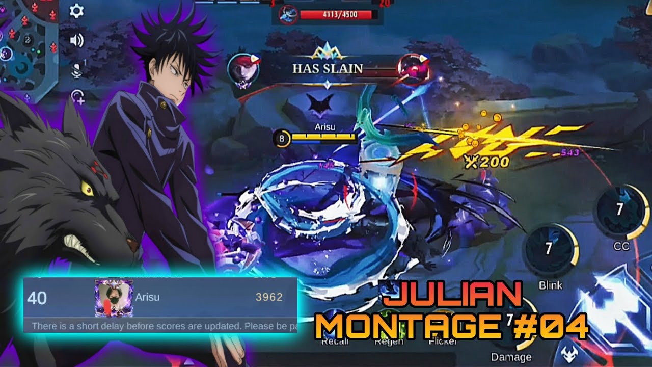 JULIAN MONTAGE #04 | CURRENT MMR SENIOR - MLBB - YouTube