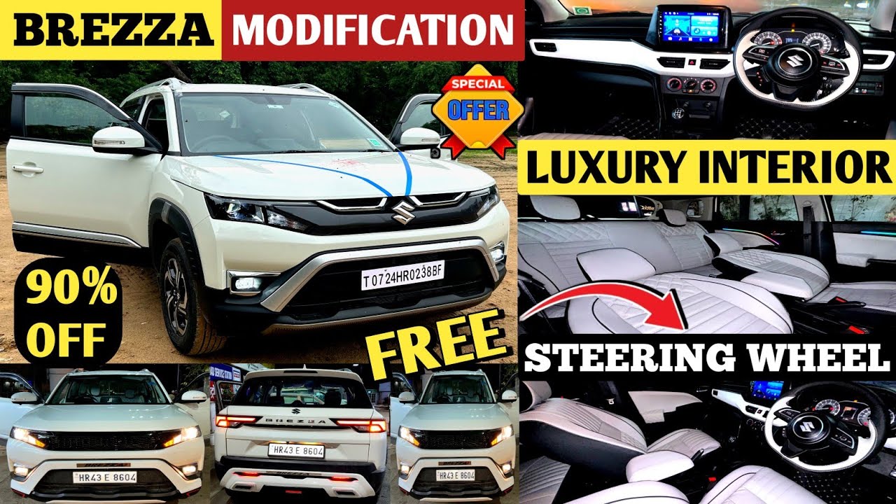 Brezza Modified Base To Top🔥Brezza Modification With Price😍 - YouTube