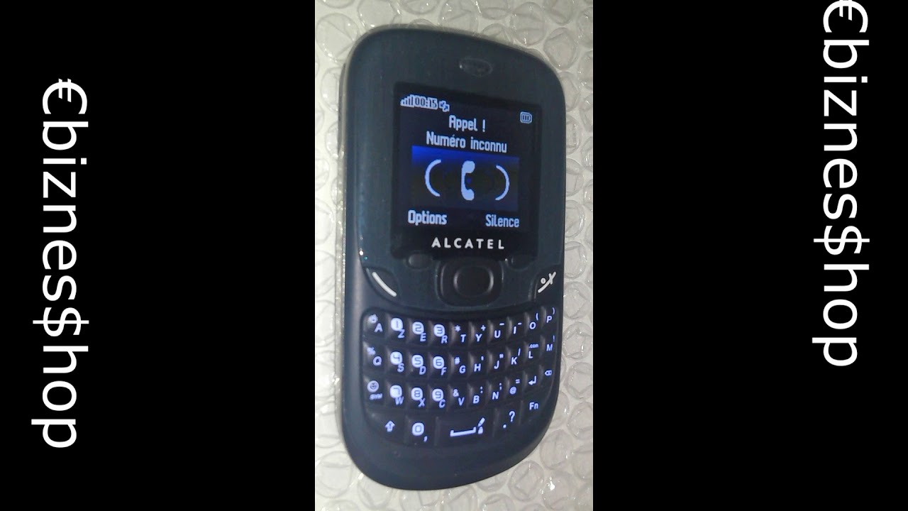 Téléphone mobile ALCATEL ONETOUCH OT-355 - YouTube